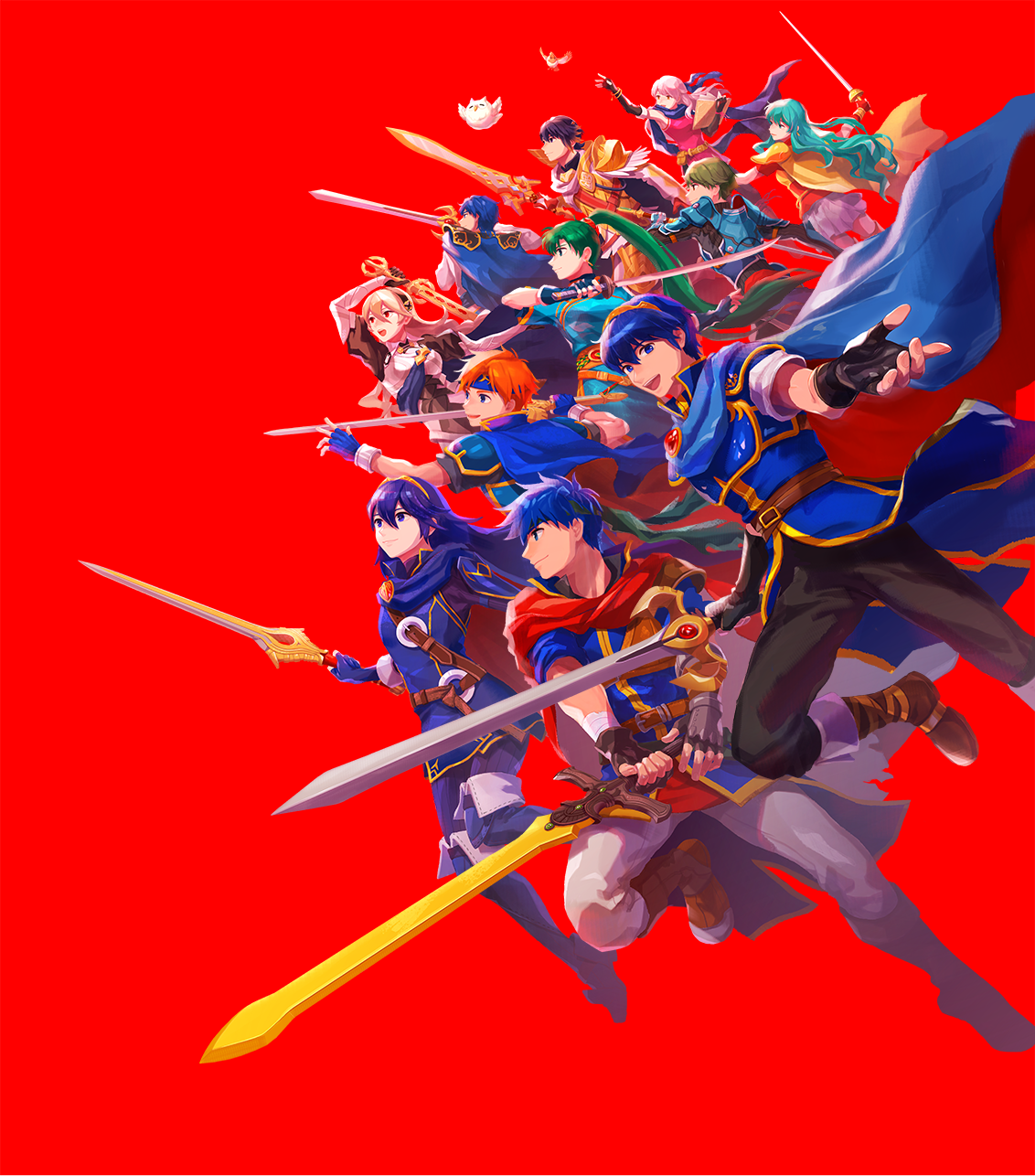 Full Main Visual for FE Expo (with Alfonse and Feh) : r/FireEmblemHeroes